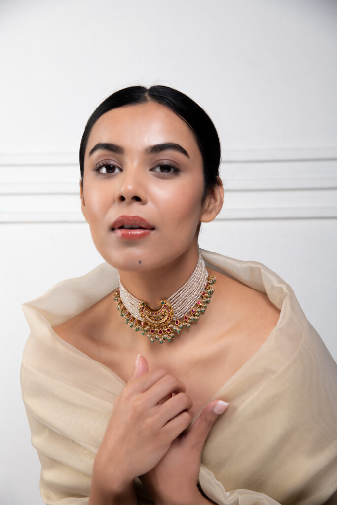 Chand Traditional Chic Choker - Shivasa
